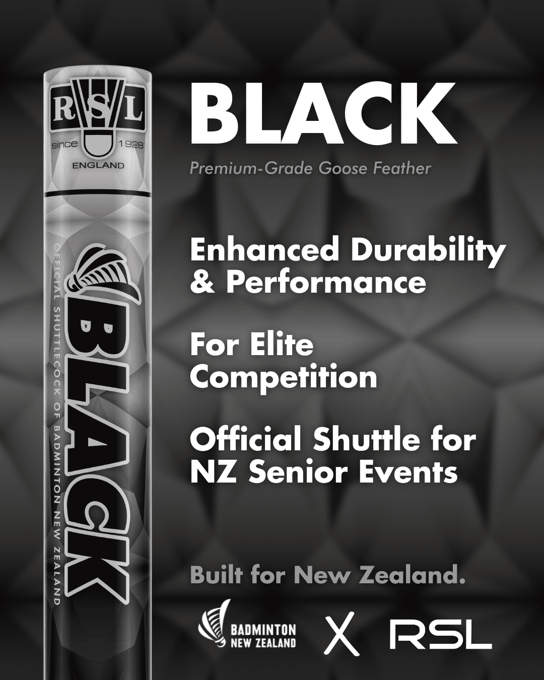Badminton New Zealand x RSL Shuttle Partnership - Badminton New Zealand